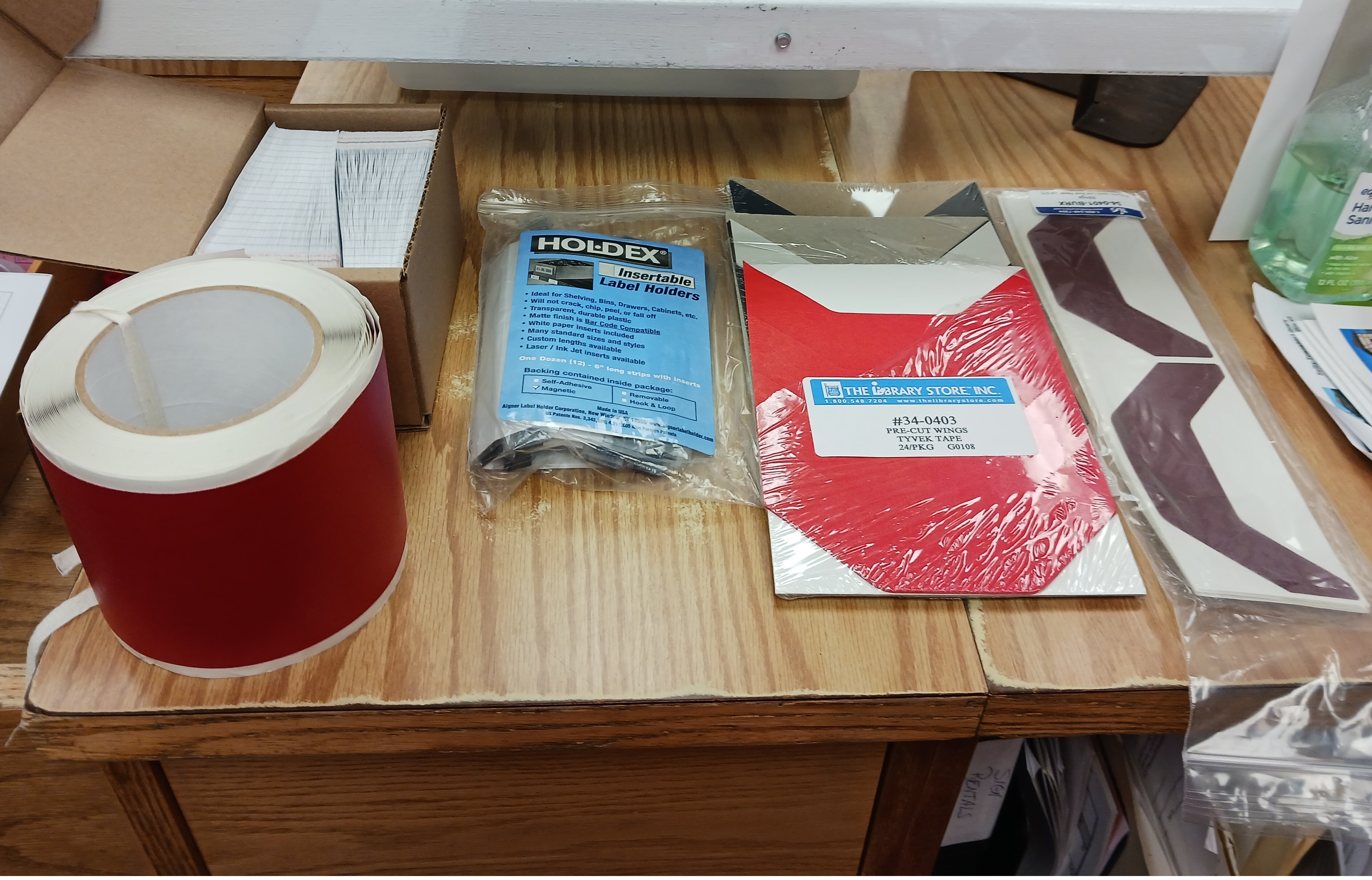 Book repair supplies and book pockets | Reaching Across Illinois ...