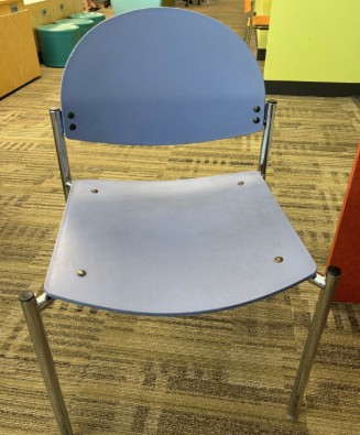 Blue Chair (pending pickup) | Reaching Across Illinois Library System