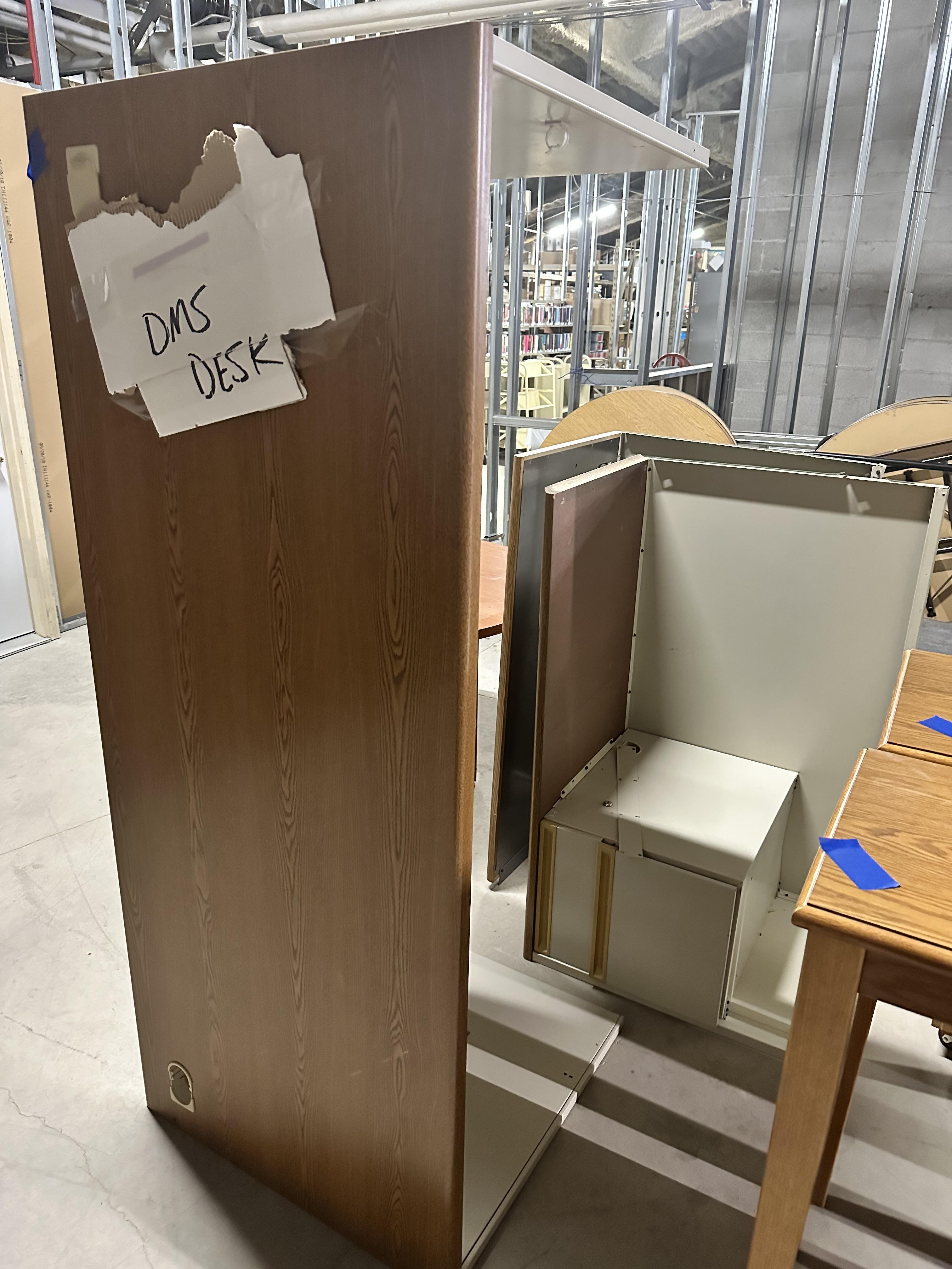 Large C shaped desk | Reaching Across Illinois Library System