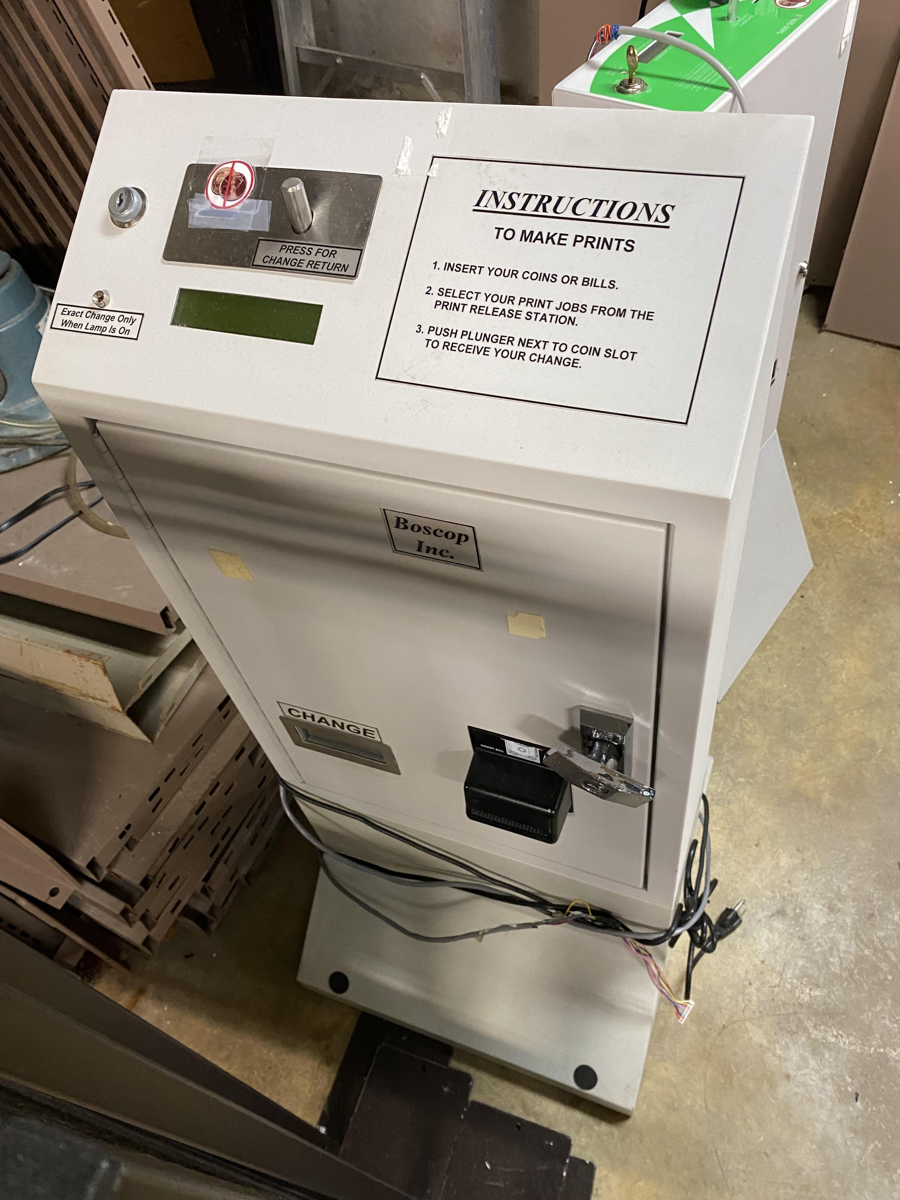Copier Coinbox | Reaching Across Illinois Library System