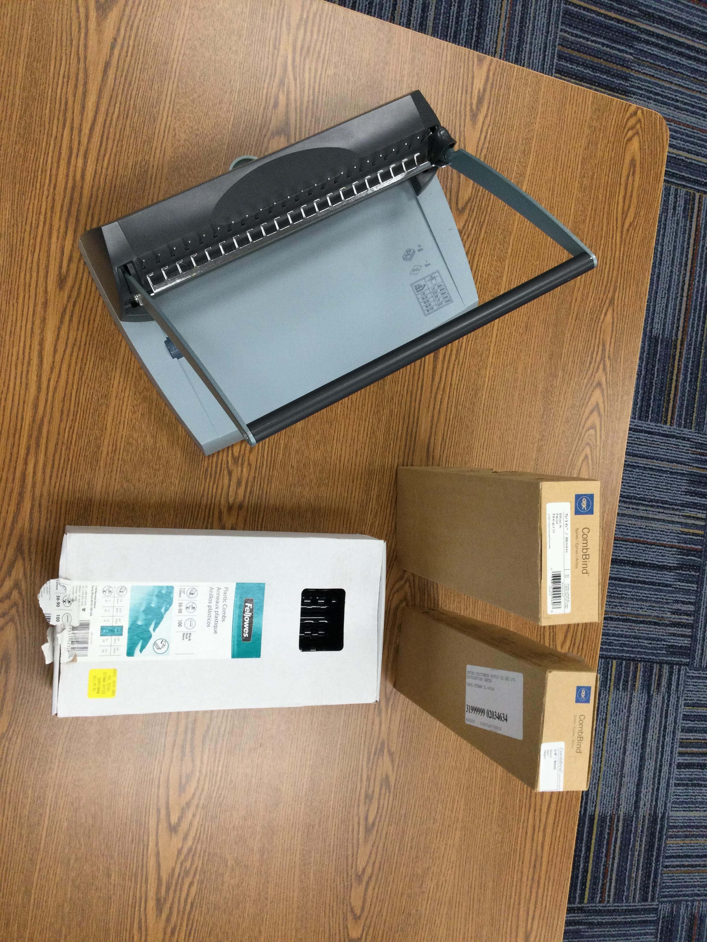 Comb Binder | Reaching Across Illinois Library System