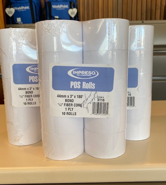 Impresso POS Register Tape Rolls/Item #3116 | Reaching Across Illinois ...