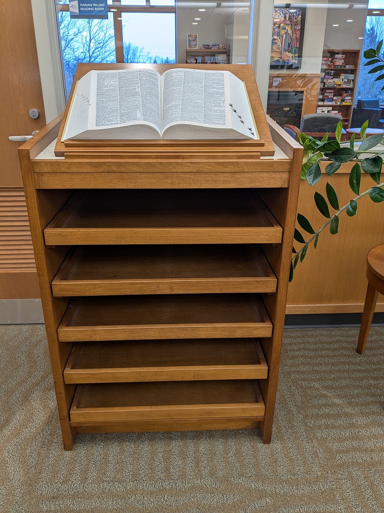 Oversized Book Stand | Reaching Across Illinois Library System