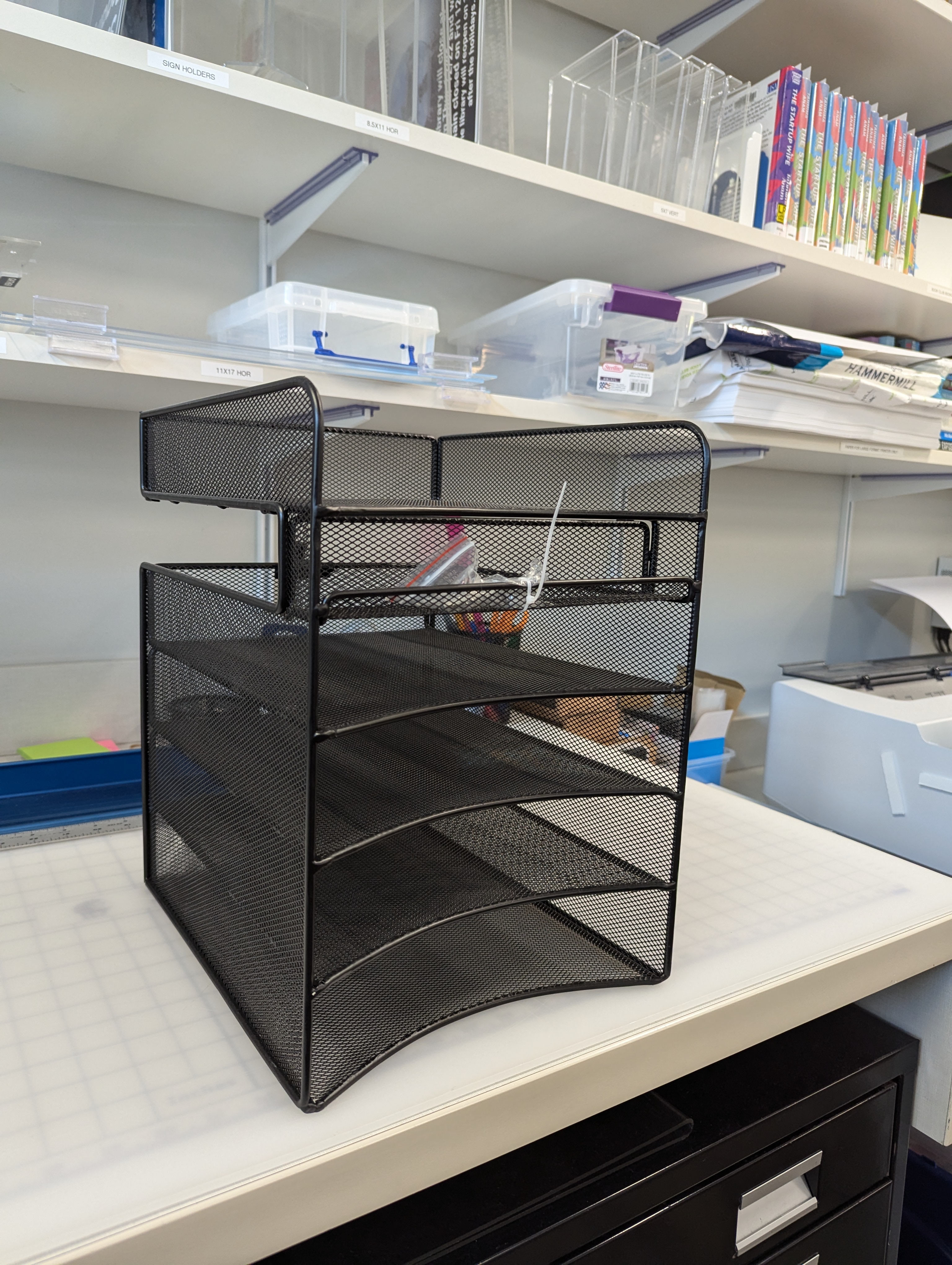 Tiered Organizer | Reaching Across Illinois Library System