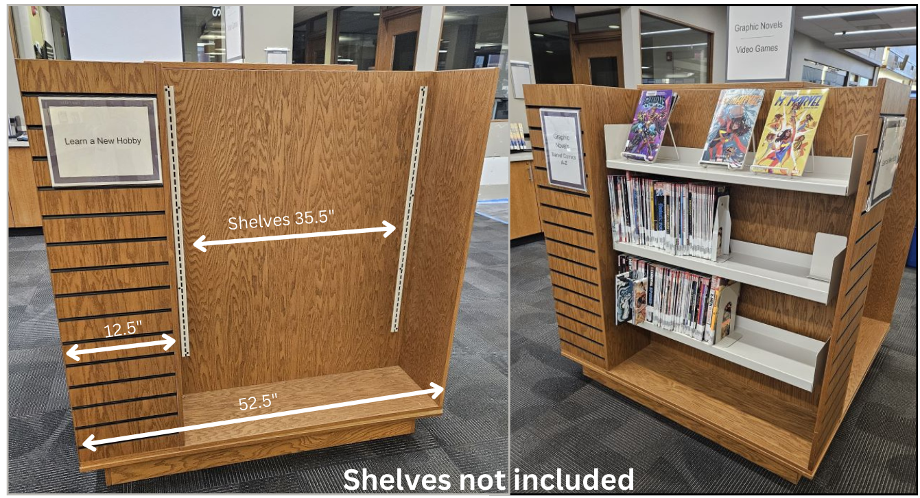 Solid Wood Display Units - Shelving not included | Reaching Across ...