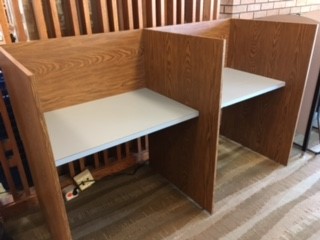 Double study carrel | Reaching Across Illinois Library System