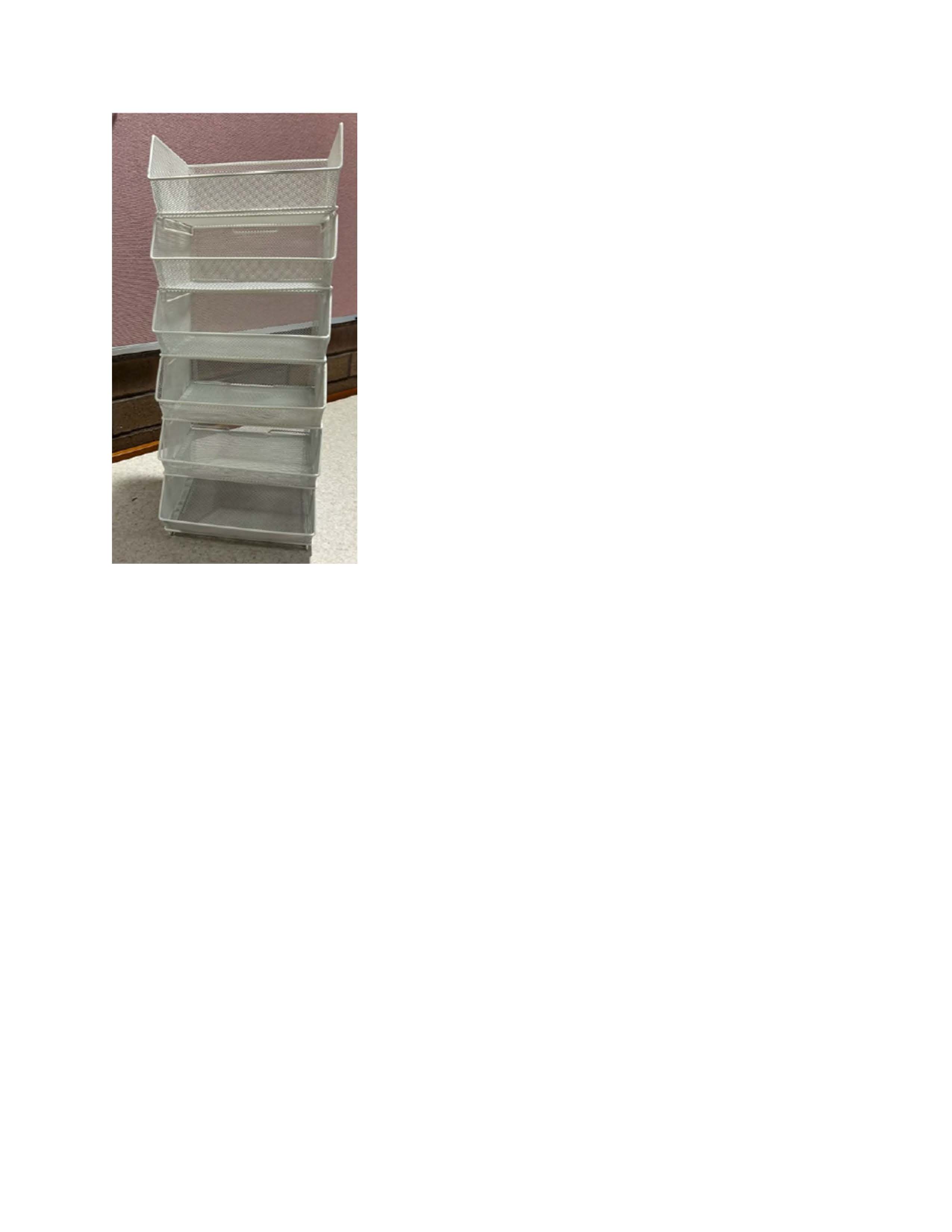 Wire stacking bins | Reaching Across Illinois Library System