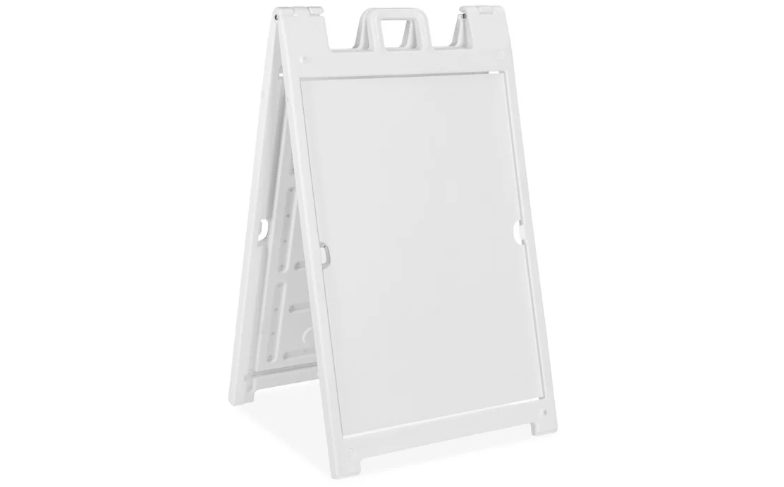 Plastic A-Frame Sign with insert, 24x36 | Reaching Across Illinois ...