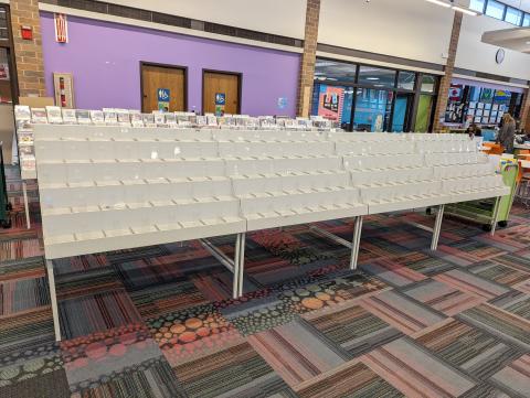 (4) Metal DVD/CD Display Cases | Reaching Across Illinois Library System