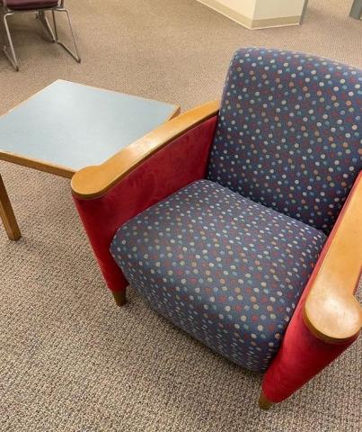 Arm Chair and Side Tables | Reaching Across Illinois Library System