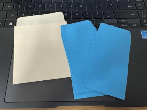 Book pockets / envelopes for seed library | Reaching Across Illinois ...